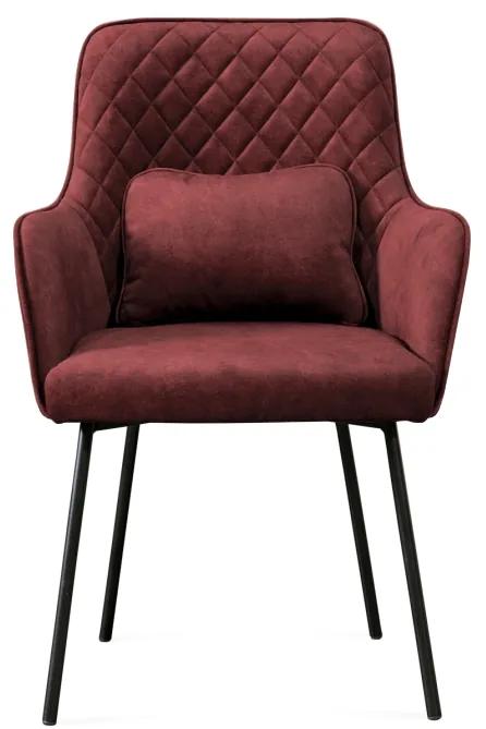 DOLMAR SEDAČKY Jídelní židle - KR-7, různé tkaniny a barvy na výběr Čalounění: oranžová (Uttario Velvet 2965)