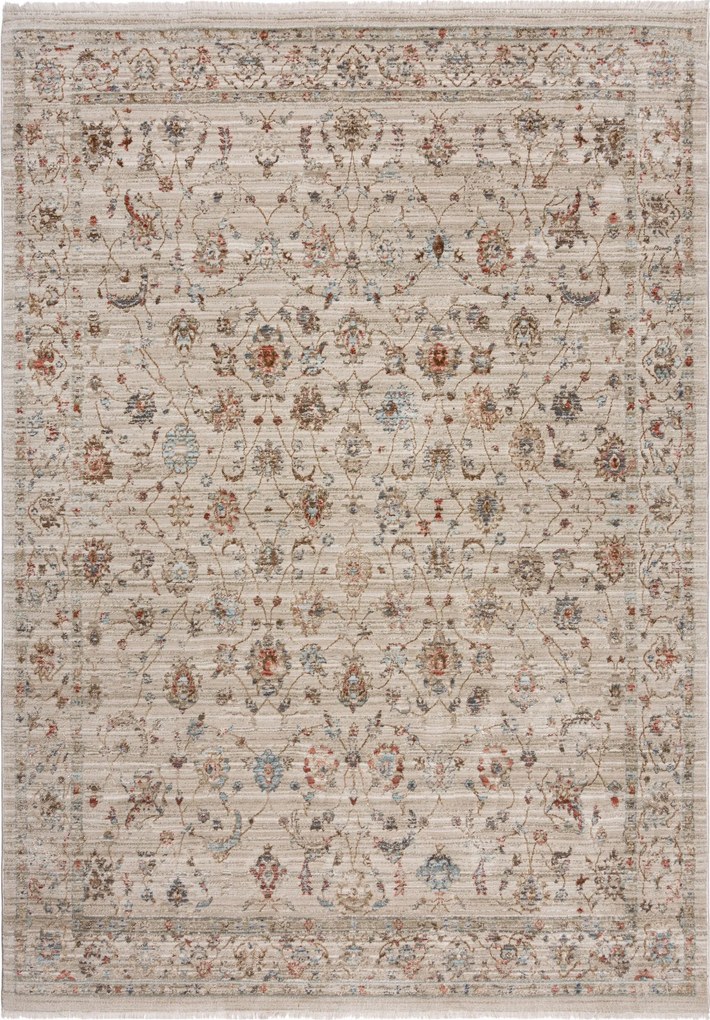 Flair Rugs, Kusový koberec Evelyn Elodie Natural, 120x170, béžová, ložnice