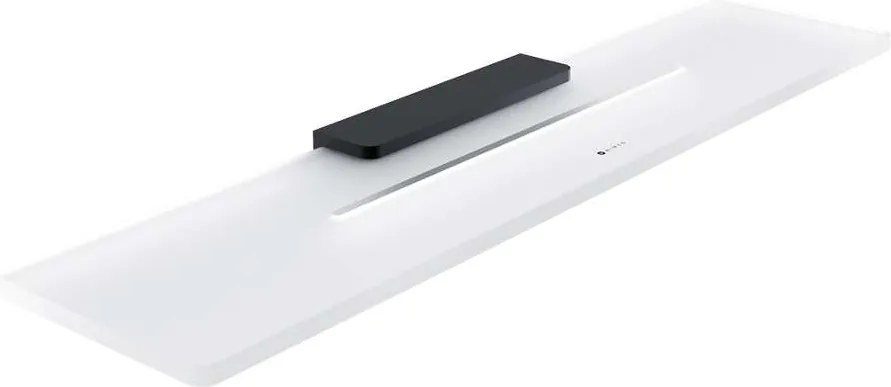 Nimco Maya - Polička, délka 50 cm, matná černá MAC X450-90