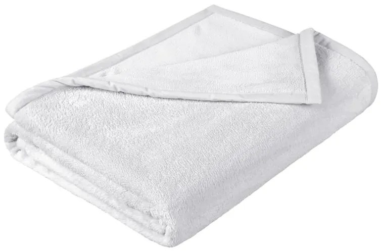 Bellatex Přikrývka Korall micro 100x150 cm bílá