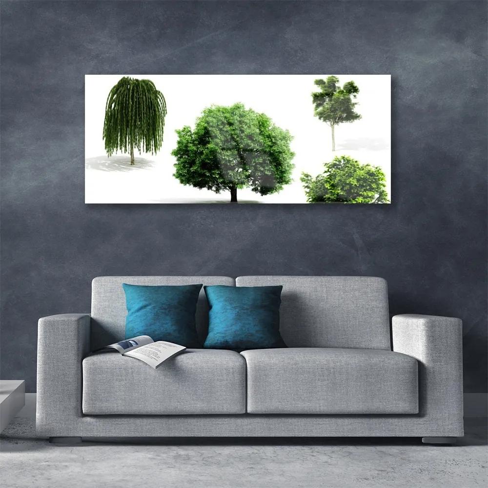 Plexisklo-obraz Stromy Příroda 125x50 cm