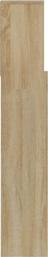 vidaXL Čelo postele s úložným prostorem 180 x 19 x 103,5 cm [811884] Barva: Staré dřevo
