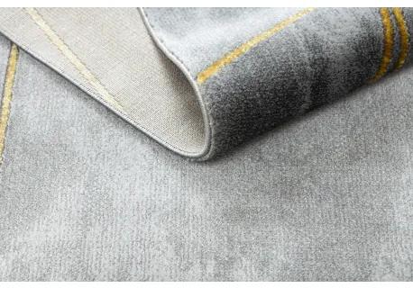Dywany Luszczow Kusový koberec EMERALD EXCLUSIVE 1022 geometrický, mramor šedá / zlato Rozměr koberce: 80 x 150 cm