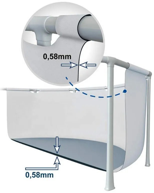 Bazén Intex 26784 Prism Frame 300 x 175 x 80 cm SET