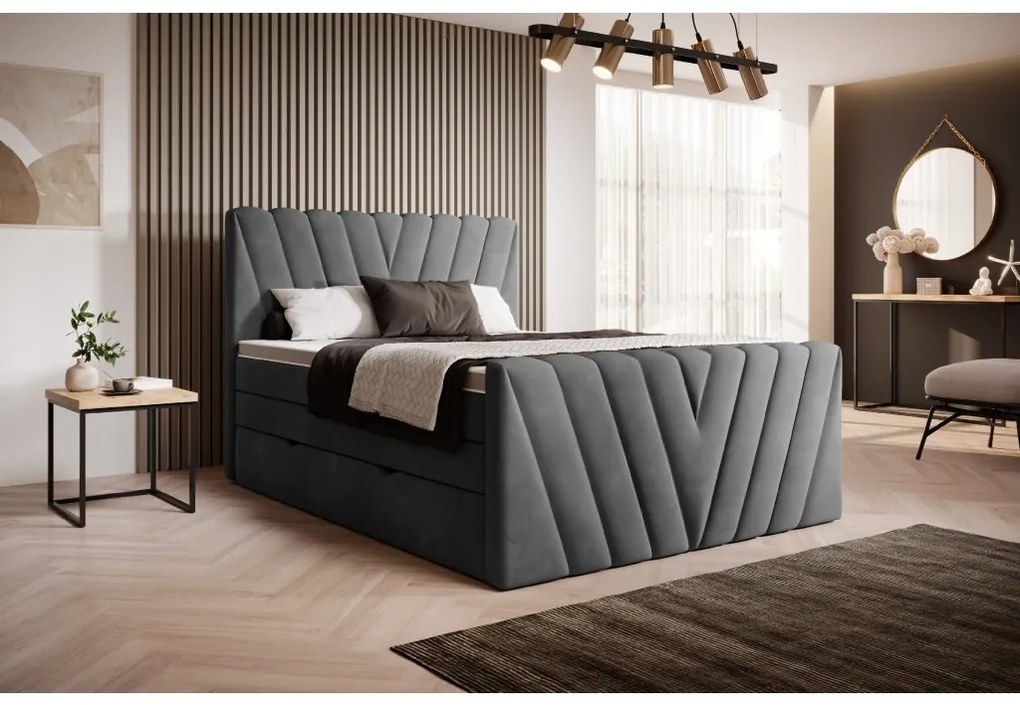 Candice boxspring postel 140X200 Materiál / Dekor: Poco 4