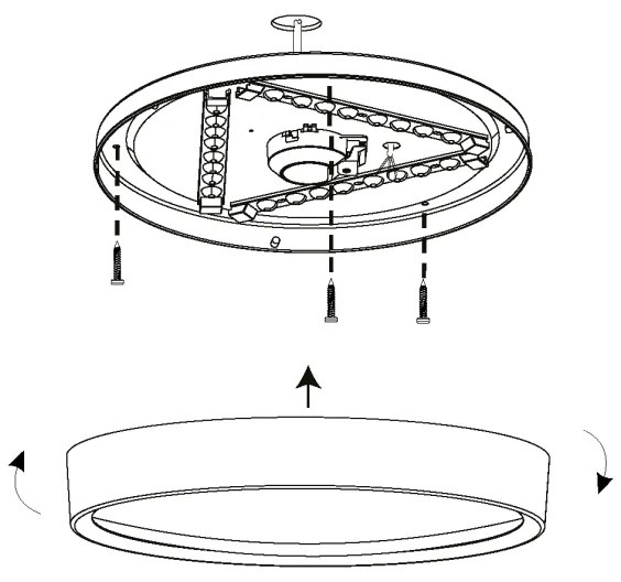 Eglo 98603 - LED Stropní svítidlo MUSURITA LED/16,8W/230V