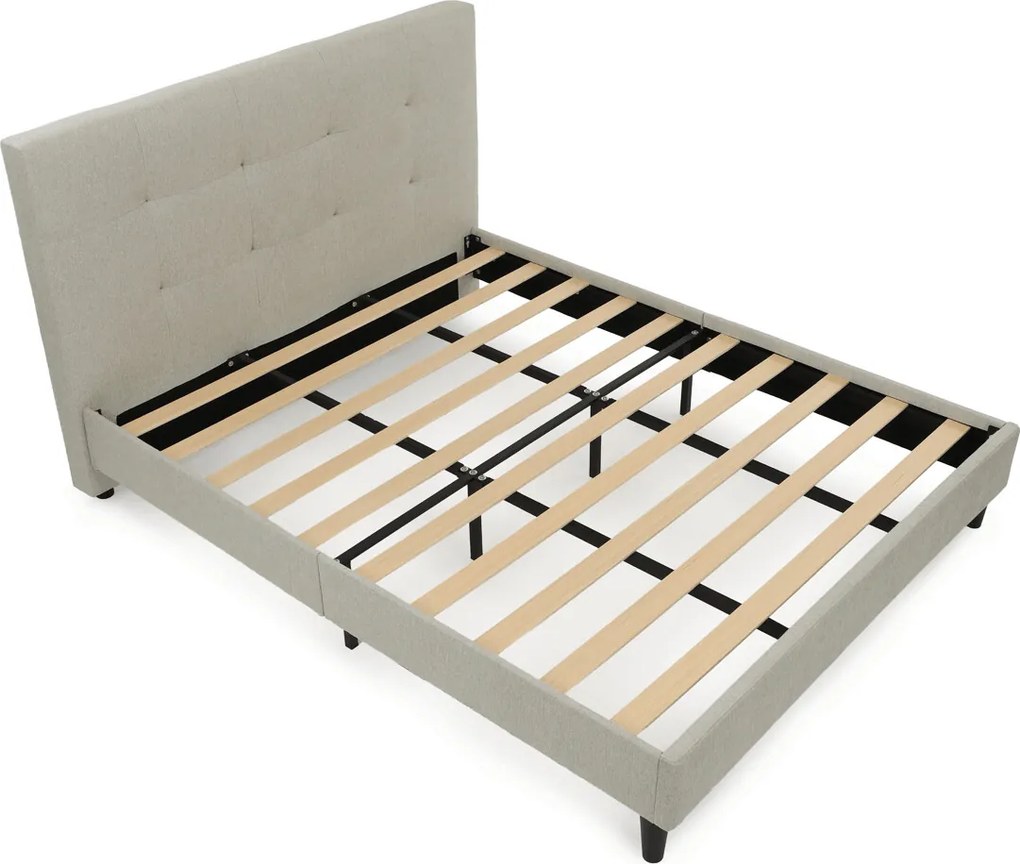 Autronic Čalouněná dvoulůžková postel BED-M180 Barva potahu: Krémová
