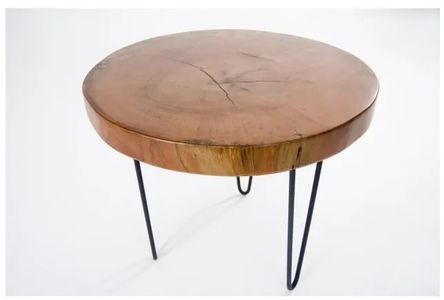 Odkládací stolek s deskou z ořechového masivu Soloma