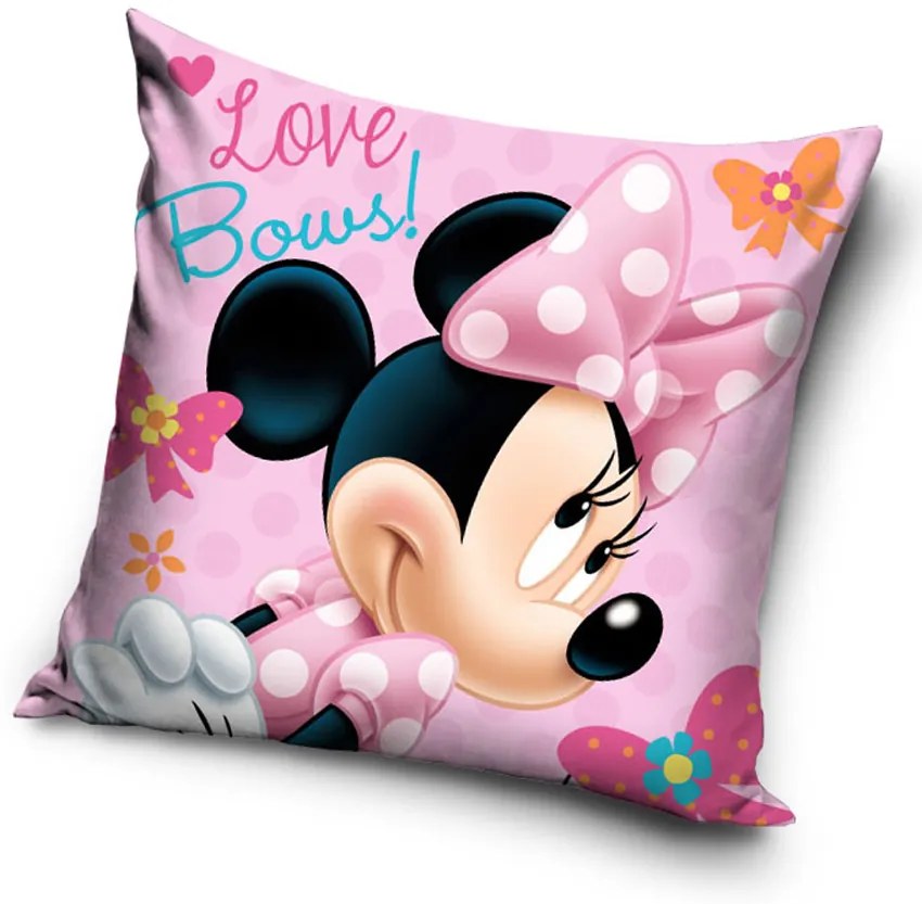 Dětský polštářek Minnie Love Bows