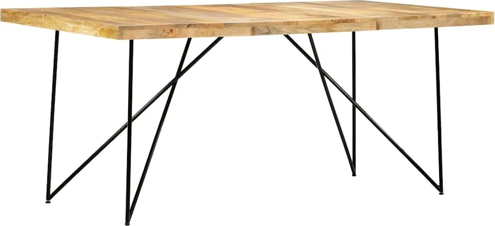 Jídelní stůl 180 x 90 x 76 cm masivní mangovníkové dřevo 282880
