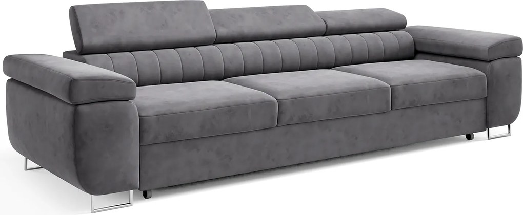 Eka Rozkládací pohovka NEO, 262 cm Barva látky: Tmavě šedá (Monolith 92)