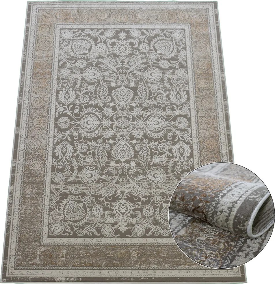 BE Koberec Allianz 6301 BEIGE - béžový obdélníkový Rozměr: 60x100 cm