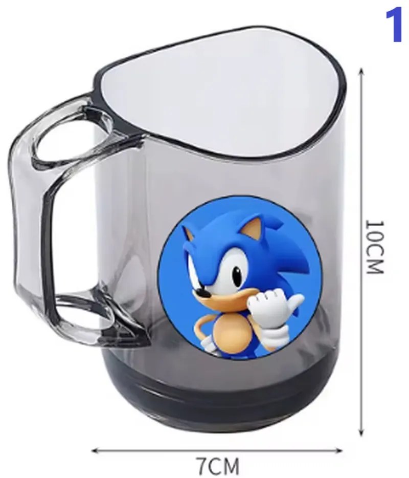 Hrníček s držákem na zubní kartáček - Sonic Motiv: 1