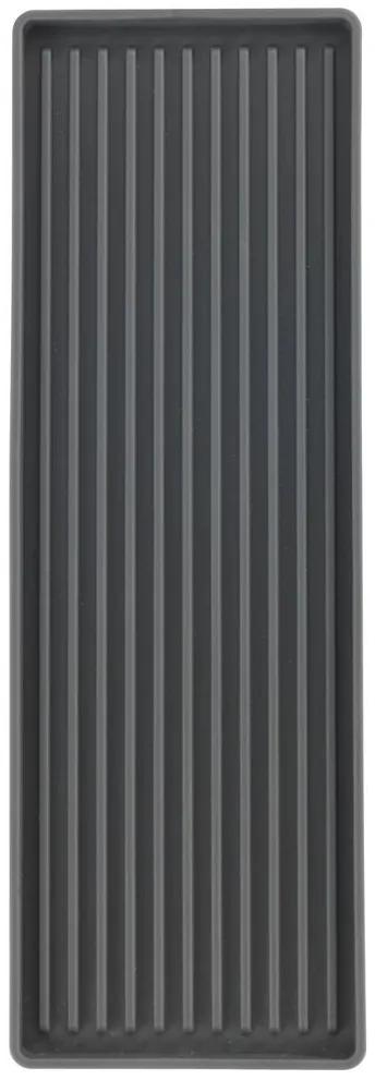 Odkapávací podložka PICO, 24 cm, šedá barva, WENKO