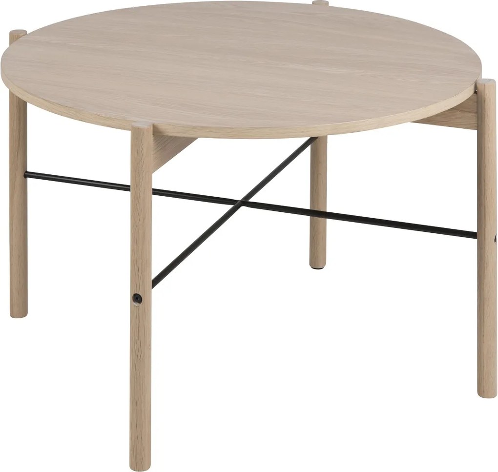 Kulatý konferenční stolek Abimael 80 cm