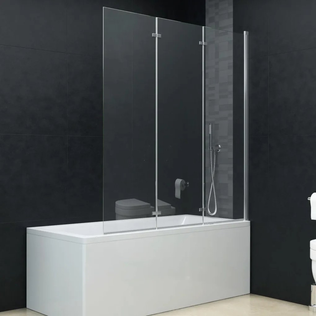 Skládací Sprchový Kout Se 3 Panely Esg 130 X 138 Cm