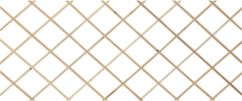 Trelážové ploty 5 ks masivní jedlové dřevo 180 x 80 cm 316422