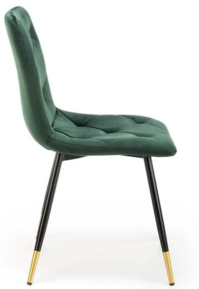 HALMAR K438 židle tmavě zelená
