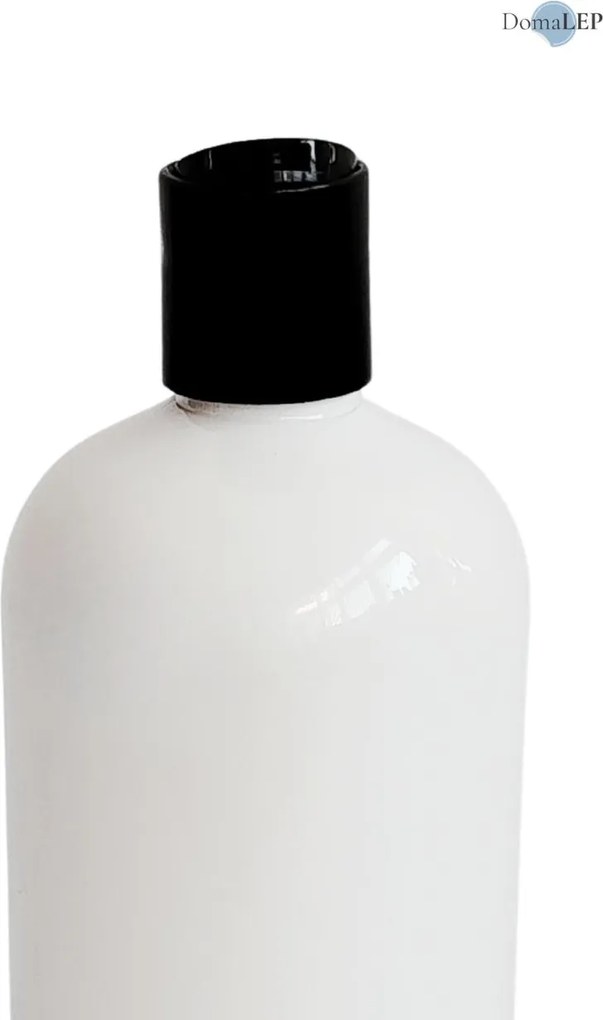 Dávkovač na mýdlo 500 ml bílý s černým DISC TOP BELA