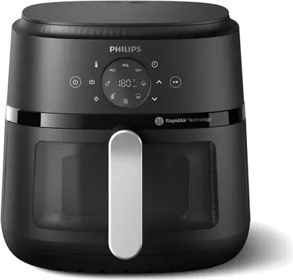 Philips 2000 Series Airfryer 2000 series, objem 6,2 l (stříbrná) NA231/00