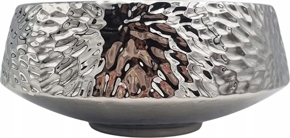 Obal Na Květináč Orchidej Váza Květináč Zrcadlový květináč stříbro BX43 24,5x12 Silver