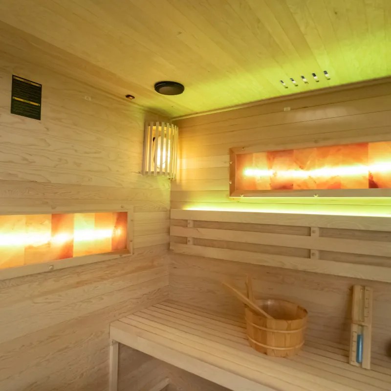 BPS-koupelny Finská sauna Relax HYD-6195 180x160, 4-5 osob