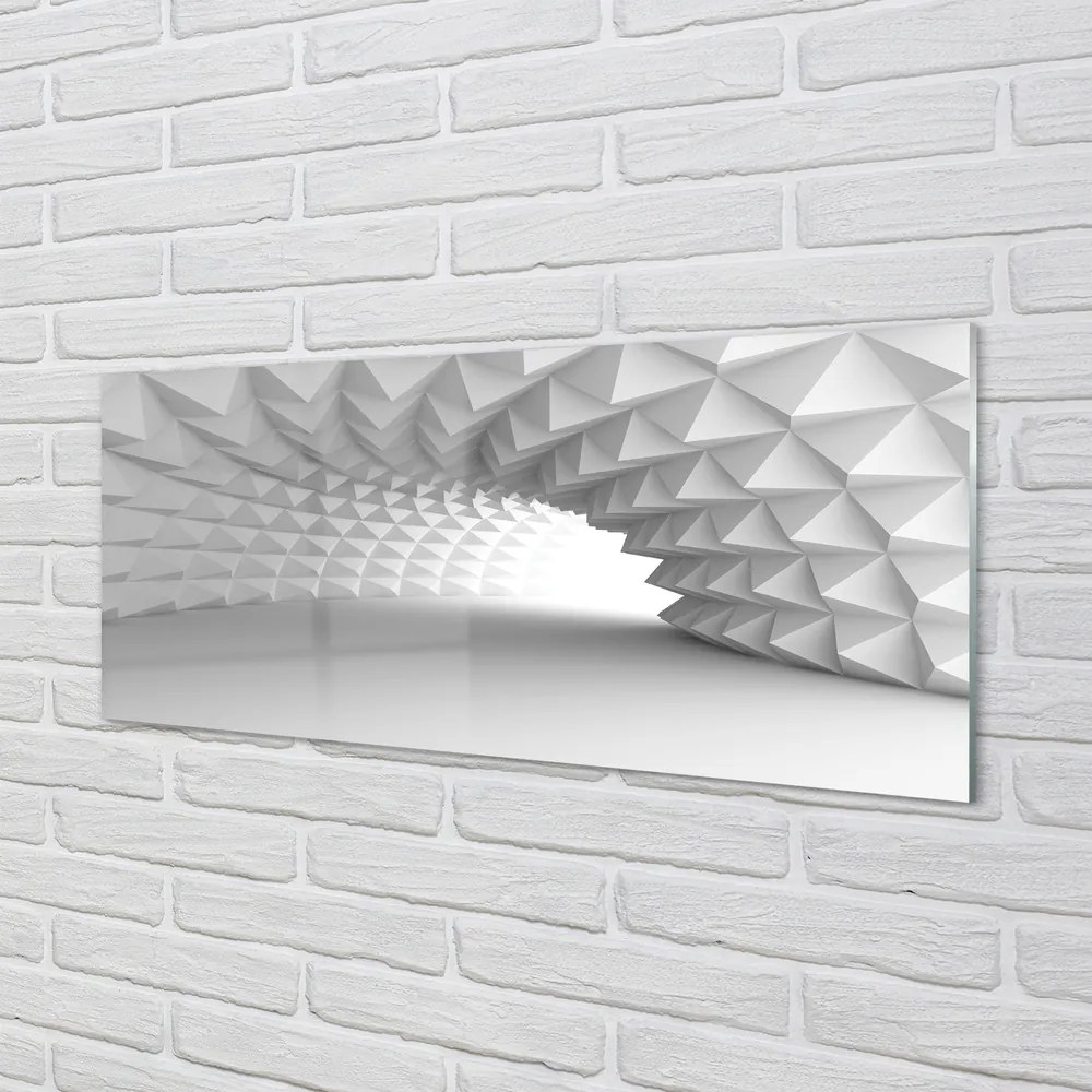 akrylový obraz Kužely 3d tunel 120x60 cm