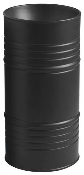 Kerasan Barrel Keramické umyvadlo na postavení ke stěně 42x90x42 cm, bez přepadu, černá mat 474331