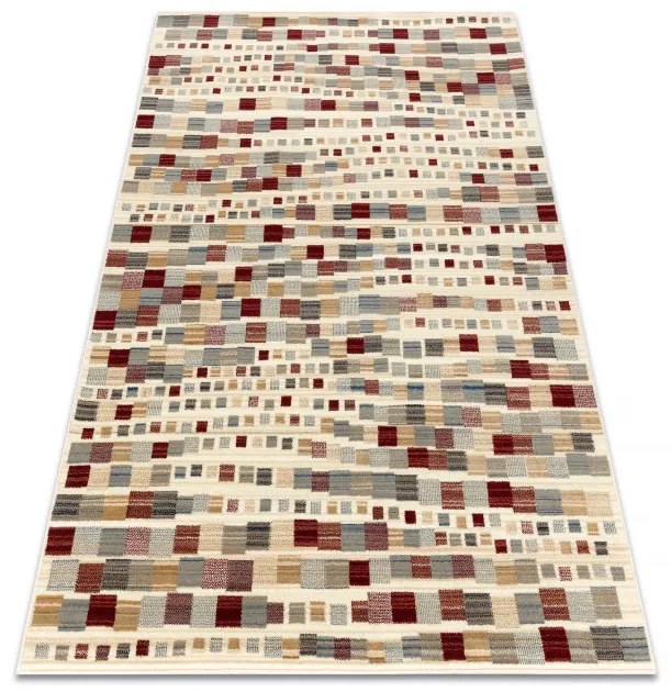 Koberec KILIM 7950/52933 geometrický šedý / béžový