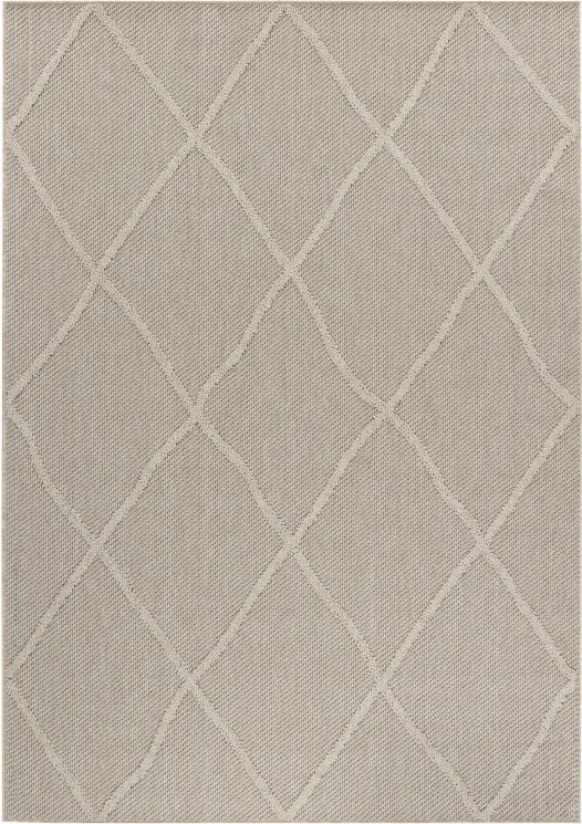 Kusový koberec Patara 4952 Beige – na von aj na doma, 80x150, béžová, chodba / predsieň, Ayyildiz