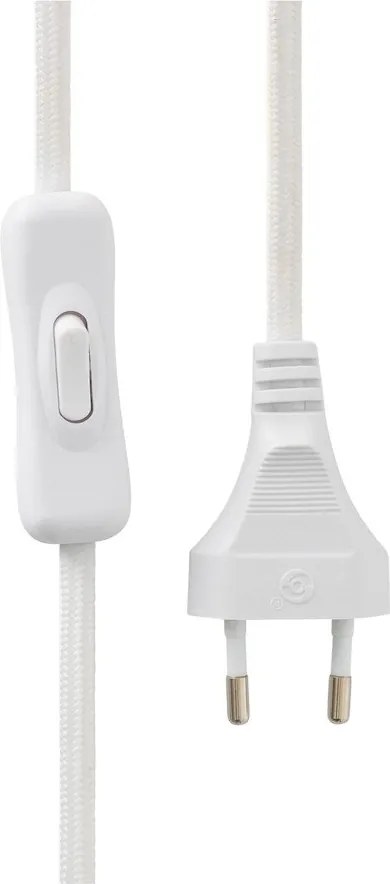 Bílá/modrá skleněná stolní lampa (výška 21,5 cm) Carlo – Ellos Home
