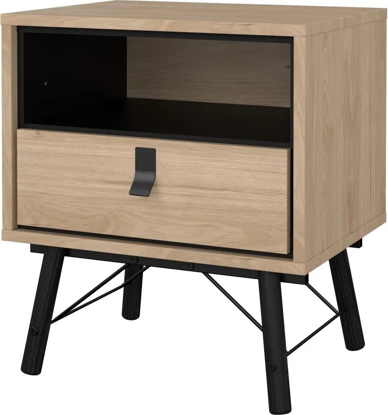 FALCO Noční stolek Rain 1s jackson hickory