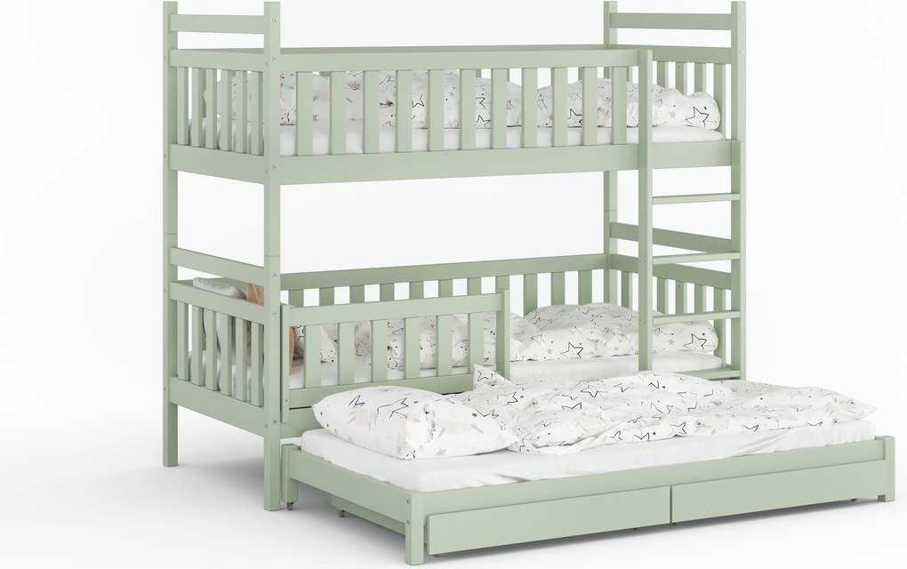 Rkids | Patrová postel Trino 80x180 Šalvěj