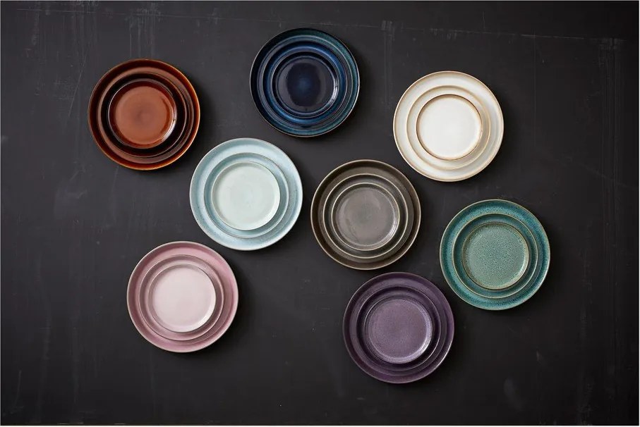 Černý/jantarový dezertní talíř z kameniny ø 21 cm Gastro Black/Amber – Bitz