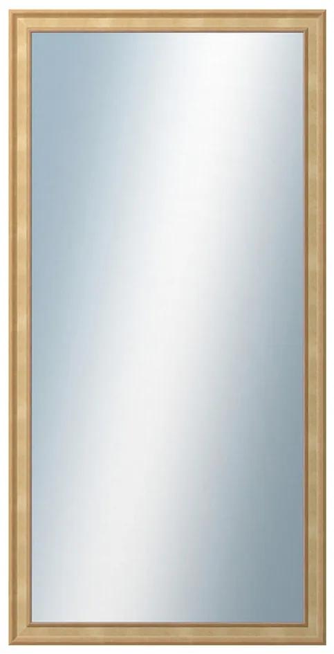 DANTIK - Zarámované zrcadlo - rozměr s rámem cca 60x120 cm z lišty TOOTH malá zlatá (3161)