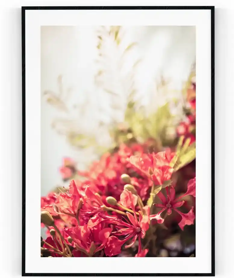 Plakát / Obraz Bloom S okrajem Samolepící plátno A4 - 21 x 29,7 cm | BIANO