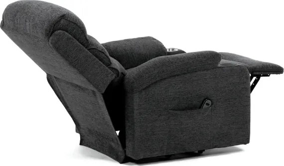Polohovací křeslo šedé, elektrické TV-S8348 GREY2