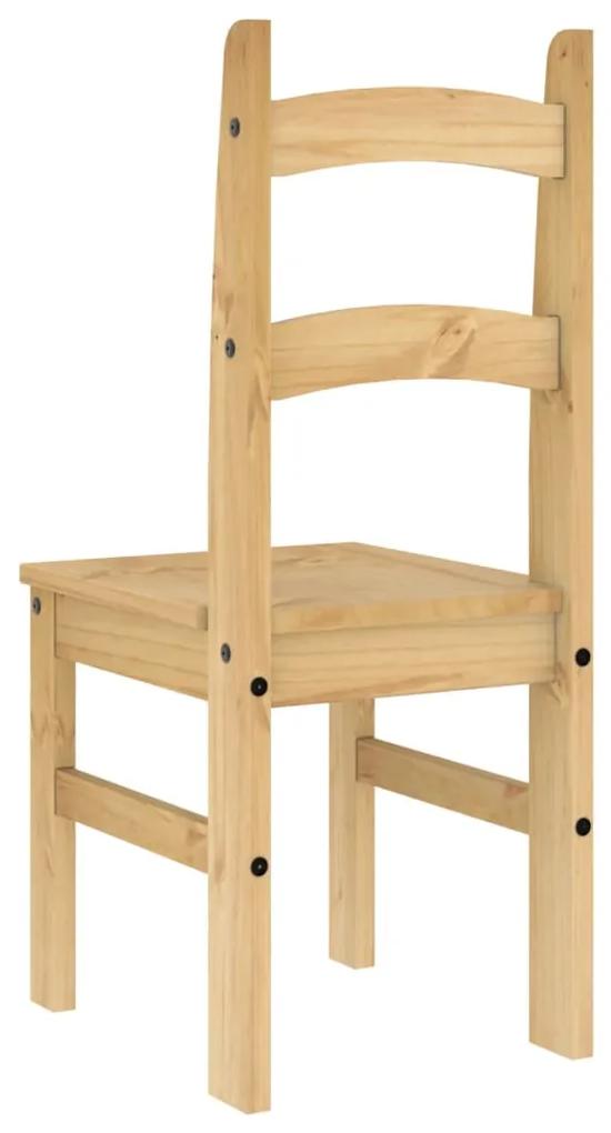 Jídelní židle 2 ks 40 x 46 x 99 cm masivní borové dřevo,  4005726