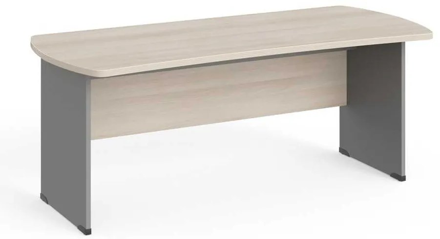 Stůl Manager 180 x 85 cm, akát světlý / šedá