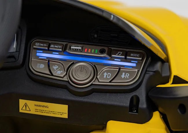 Elektrické autíčko Lamborghini Revuelto žluté