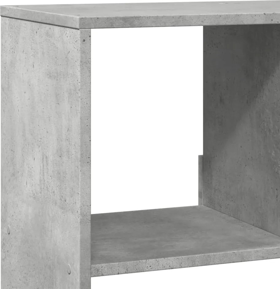 Dělicí stěna betonově šedá 100 x 33 x 156,5 cm kompozitní dřevo 3309495