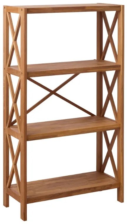 Designový regál Walworth 124 cm přírodní dub