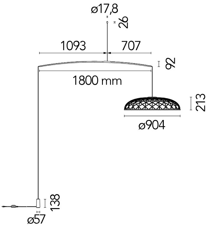 Flos Skynest Motion, béžové stropní svítidlo, 57W LED 2700K stmívatelné, prům. 90,4cm