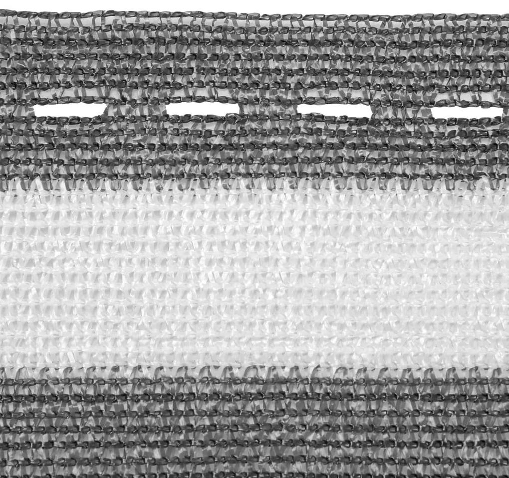 Detex Balkonová zástěna šedo-bílá 1,2 x 10 m 109188
