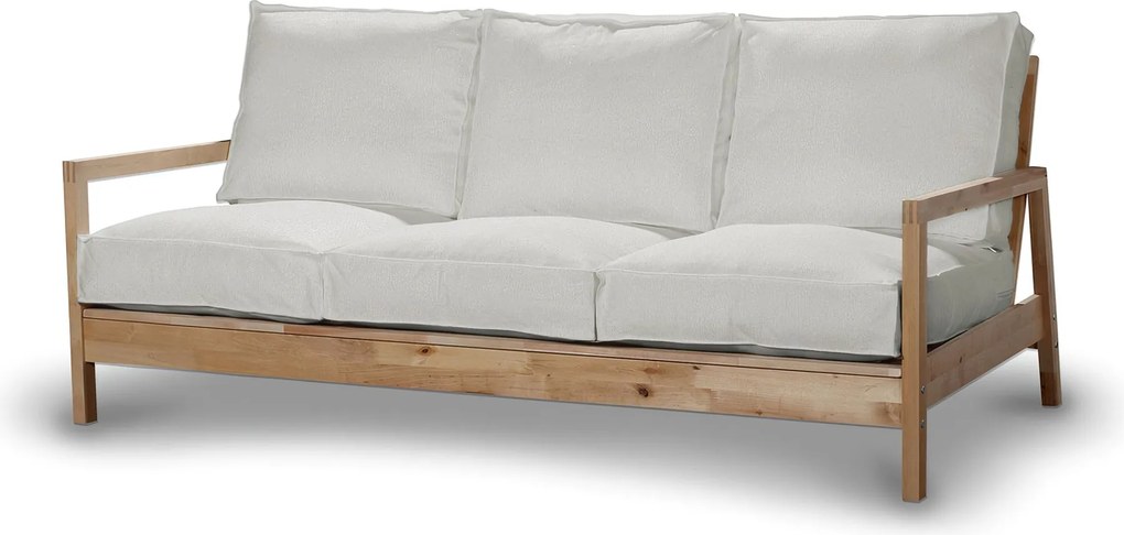 Potah na pohovku IKEA  Lillberg 3-místná nerozkládací barva krémová látka pletený vzor