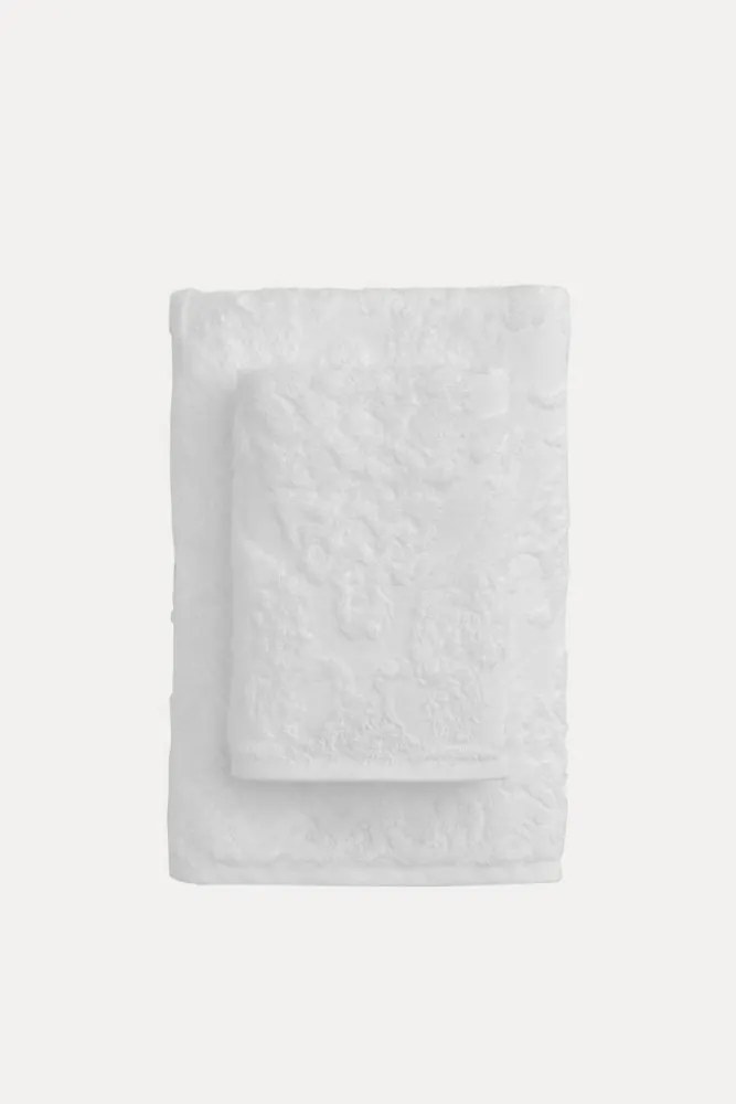Sada ručník a osuška DAMASK, 2 ks Světle modrá