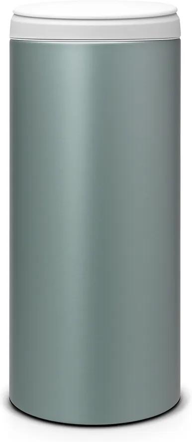 Brabantia Odpadkový koš 30 l FlipBin - metalická mátová - světle šedé víko