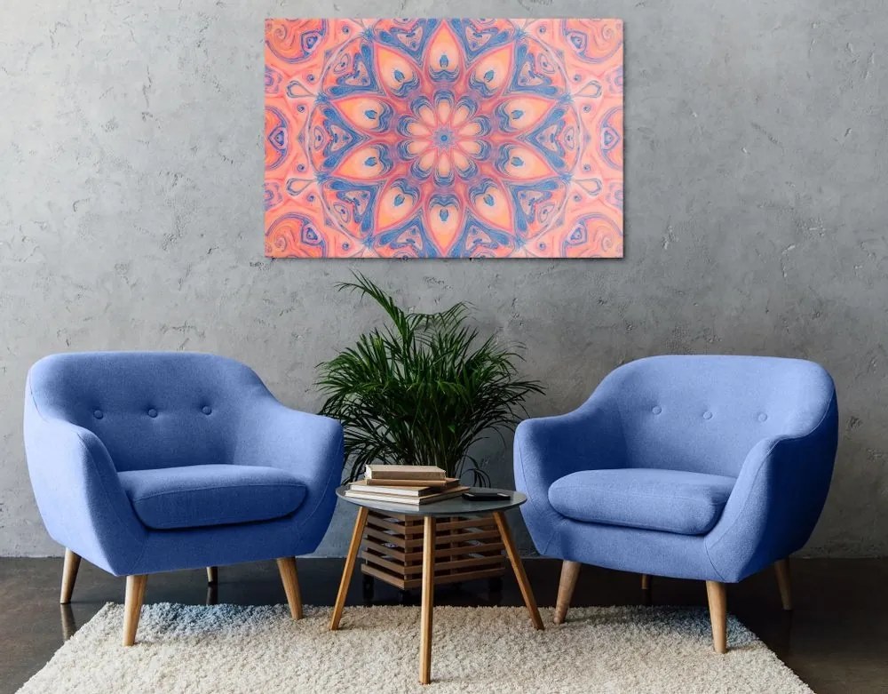 Obraz hypnotická Mandala - 120x80 cm