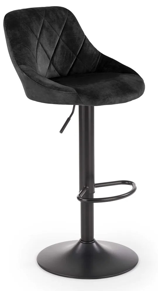 Barová židle Archer, černá