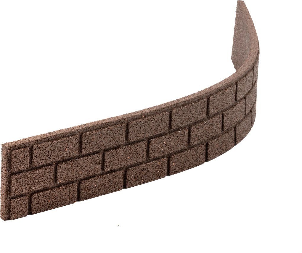 Multy home Zahradní palisáda BRICKS 120 x 15 cm, hnědá (se spojkou a hřeby) MHEU5000060, 1 ks 4016.99